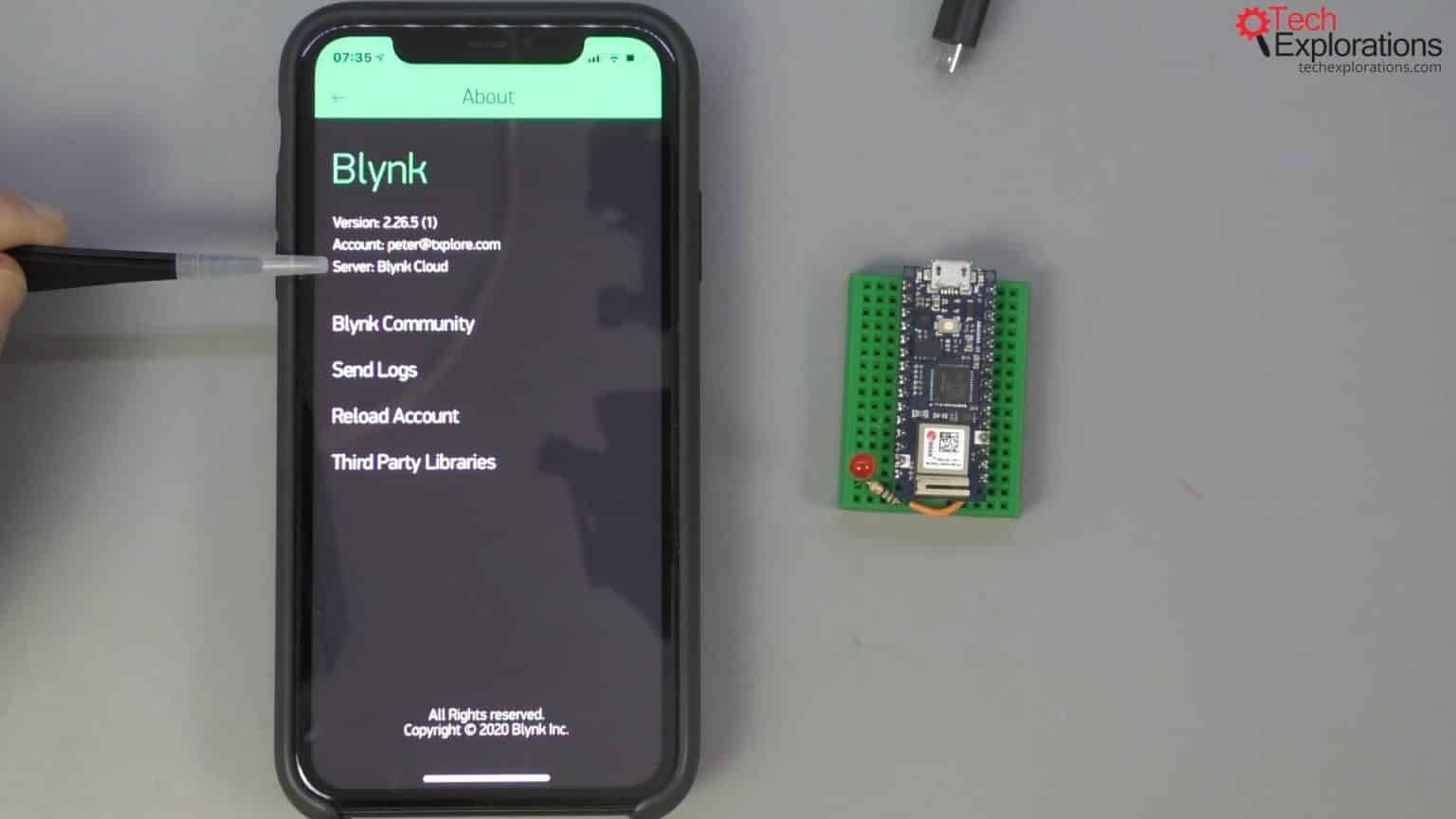 Mobile Development With Blynk Tech Explorations
