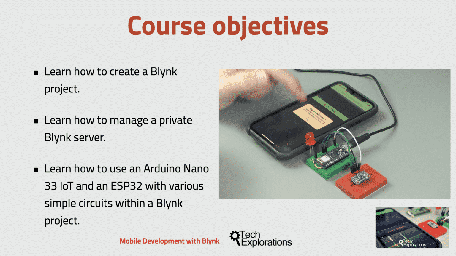 Mobile Development With Blynk Tech Explorations