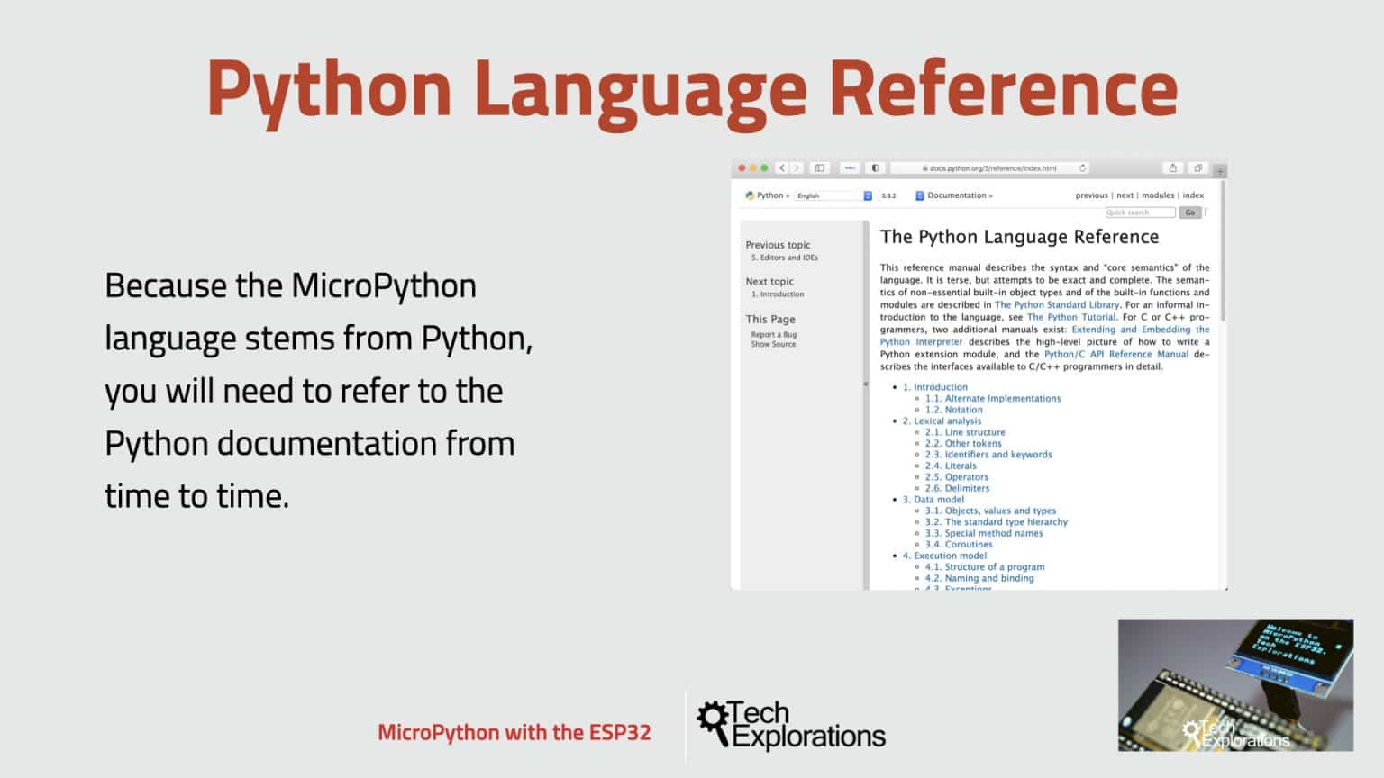 Micropython With The Esp32 Guide Series Micropython Resources